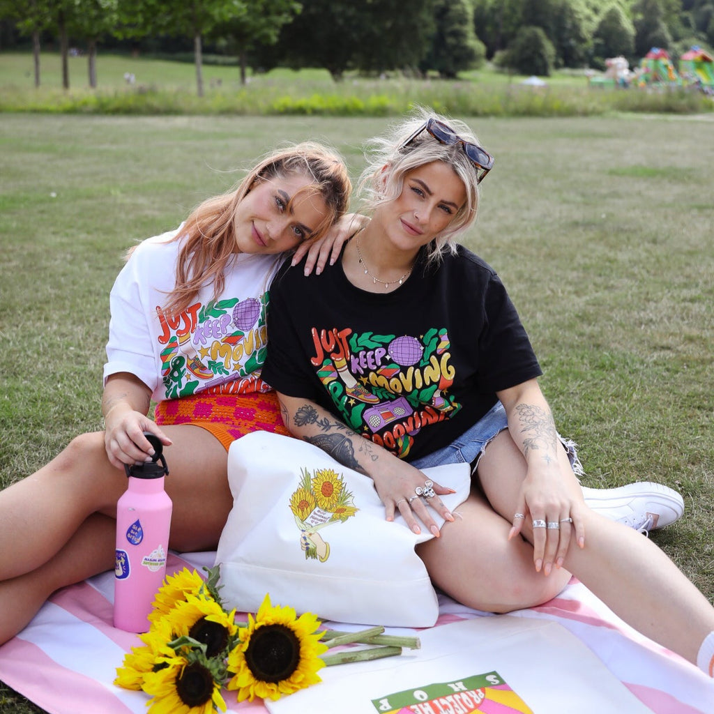 JUST KEEP MOVIN' & GROOVIN' BABY BAGGY TEE – Project Me