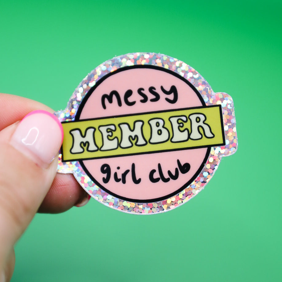 MESSY GIRL MEMBER STICKER – Project Me