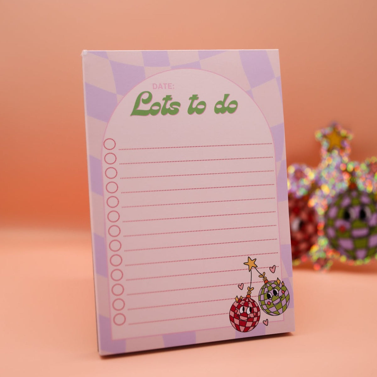 Disco Bauble Notepad - A6 – Project Me